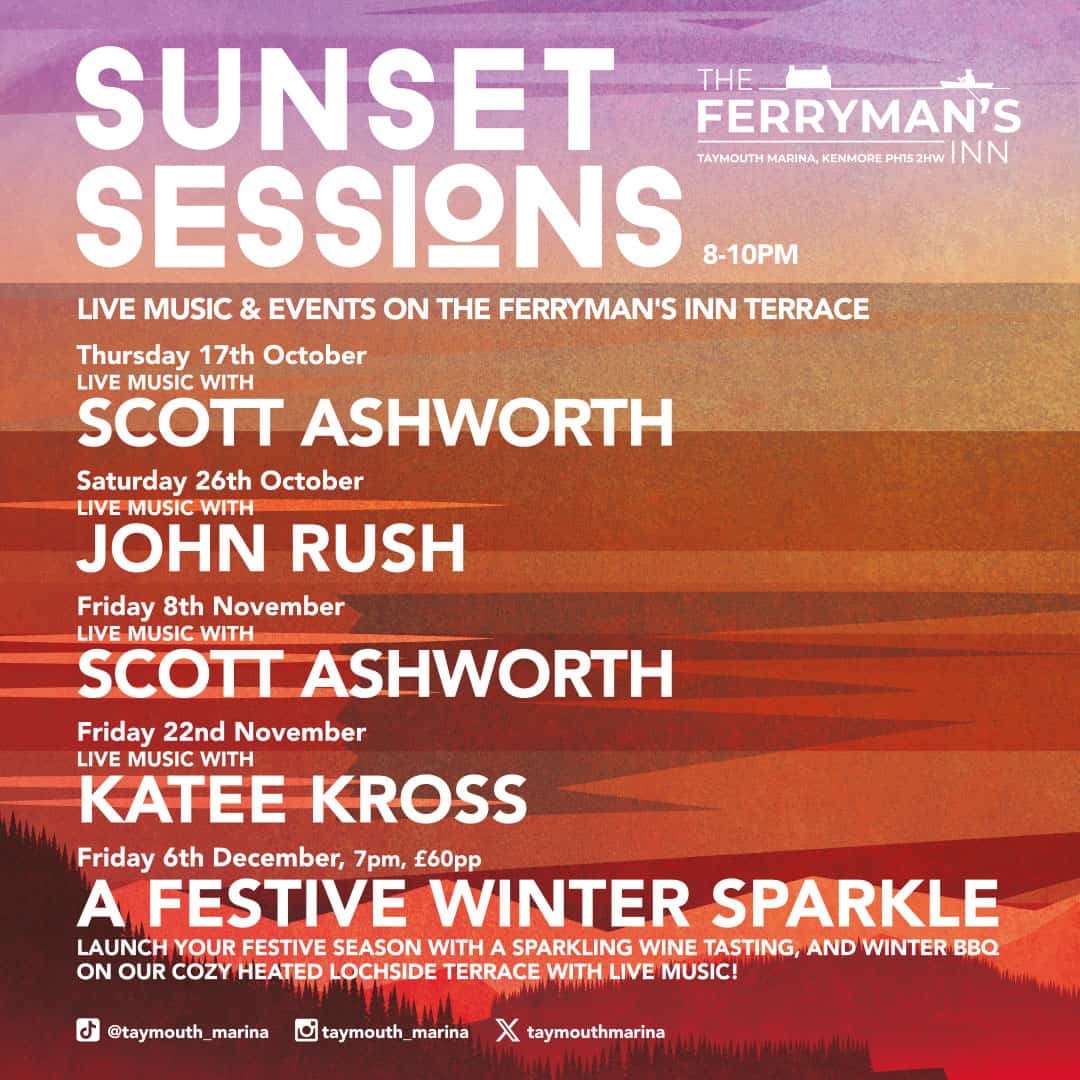 Sunset Sessions | Autumn / Winter 2024 | Taymouth Marina
