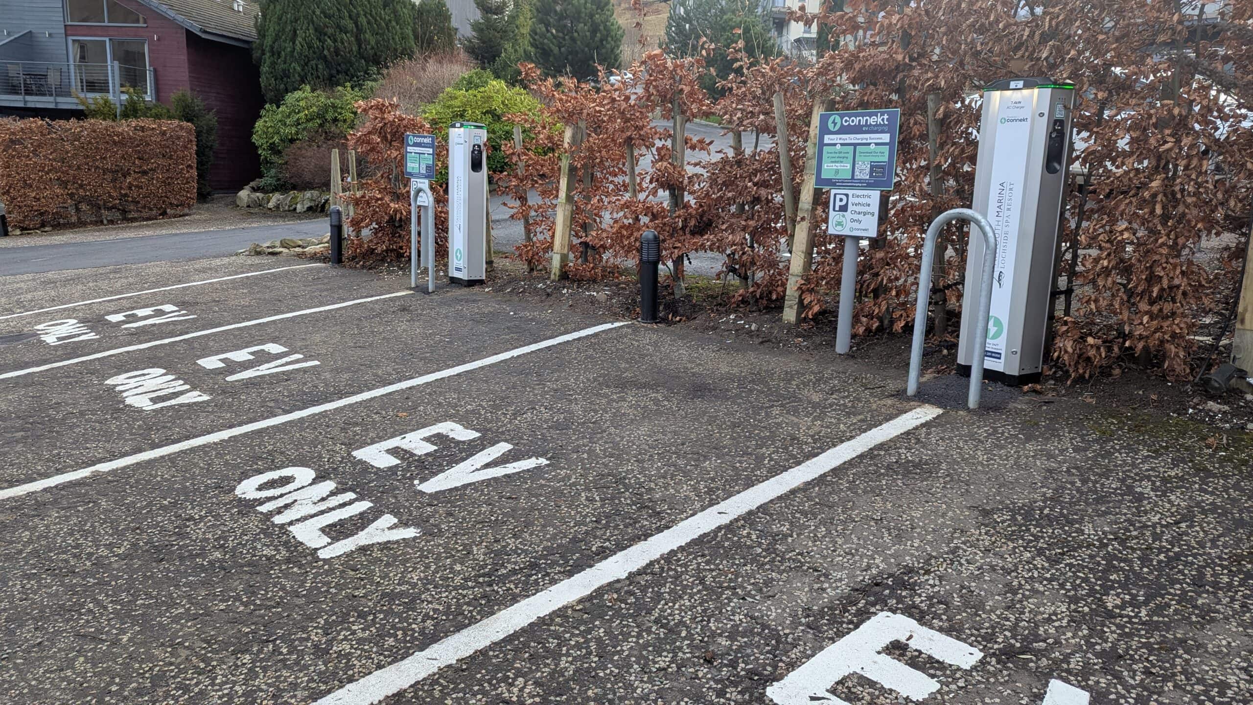 New Charging Stations with EV Connekt | Taymouth Marina