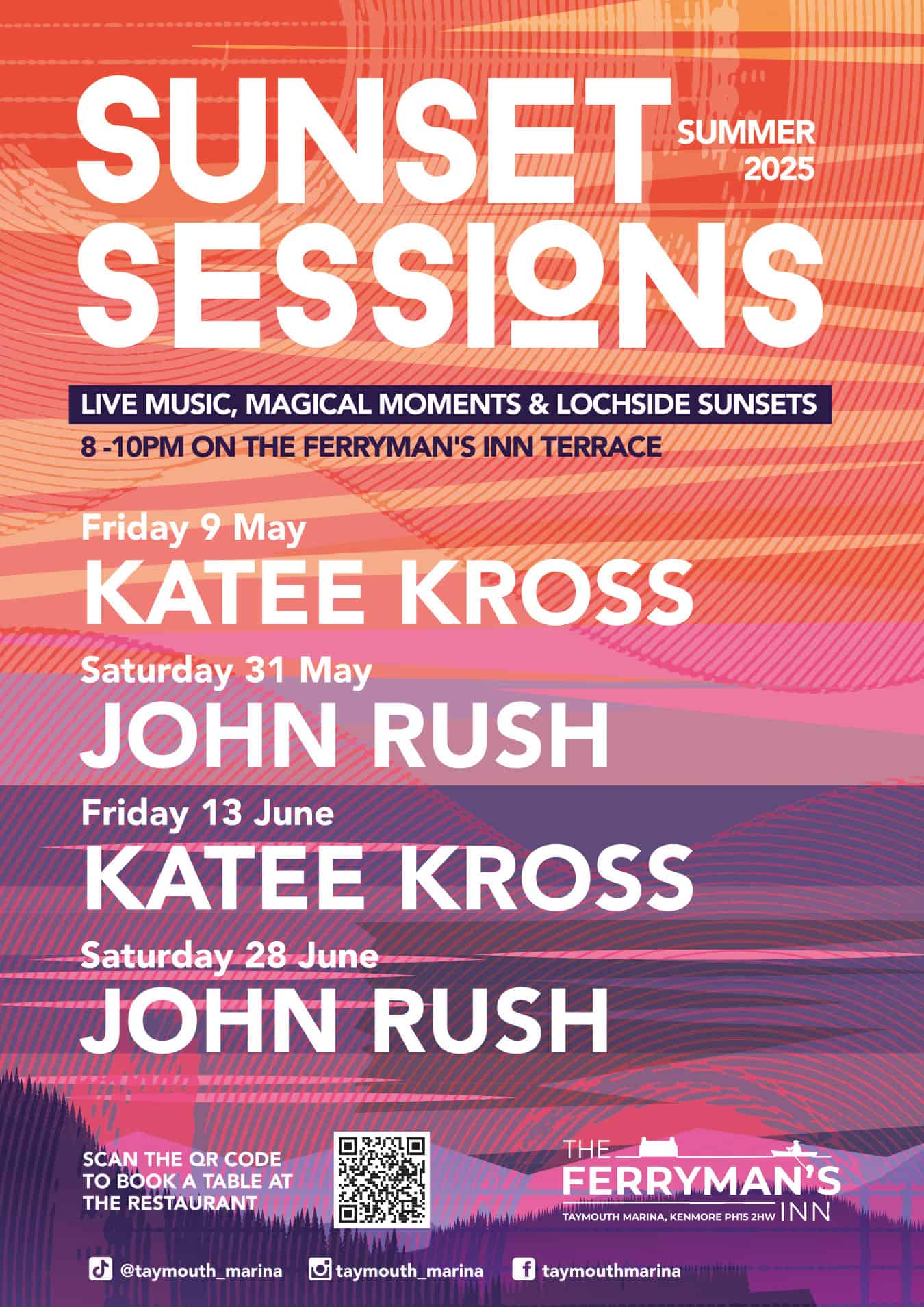 Sunset Sessions | Live Music | Summer ’25 | Taymouth Marina